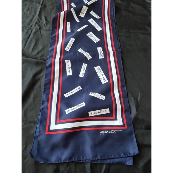 Millicent | Accessories | Vintage The Presidents Signatures Scarf ...